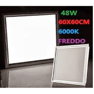 Trade Shop Trade Shop Traesio - Trade Shop - LED-Lampenpanel quadratisch 48W Einbau 220V kalt warm weiss 60x60cm