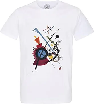 Fabulous T-Shirt Homme Col Rond Coton Bio Peinture Wassily Kandinsky Art Oeuvre Contemporain