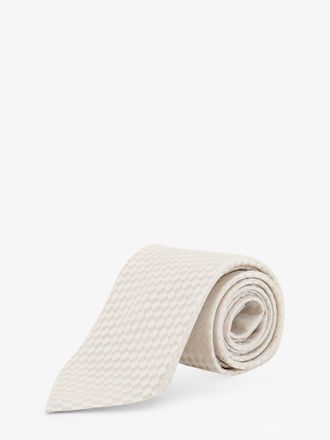 Tom Ford Silk tie with geometric pattern - TOM FORD - gender_Man