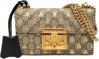 Gucci Pre-owned Padlock Crossbody - Femme - Pre-owned - Beige - Taille: ONE Size