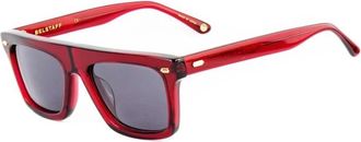 Belstaff unisex, Accessoires, Rouge, Taille: ONE Size Acetate Frame Stylish Lunettes de soleil