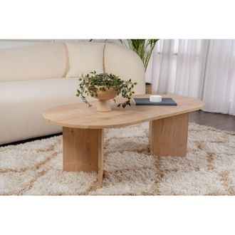 Asir Group LLC Asir Group Llc - calicosy - Table basse ovale L119 cm - iris