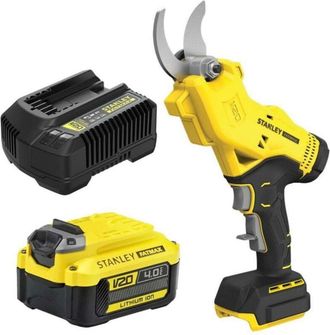 Stanley Elektrische Gartenschere 18V Stanley fatmax V20 SFMCPP32M1-QW - 1 Batterie 4Ah + Ladeger&auml;t