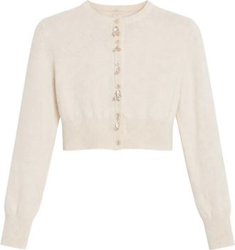 Vivetta Vivetta, Femme, Pulls, Jaune, Taille: 42 FR Gilet Court