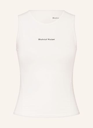 District Vision Cropped-Top weiss