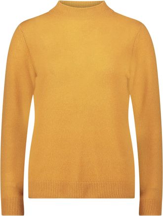 Betty Barclay Damen Kaschmir-Pullover mit Stehkragen 40, Gold