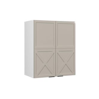 Vicco H&auml;ngeschrank Fame-Line, h&auml;ngender K&uuml;chenschrank, GrauBeige, 60 cm
