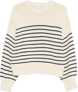 Alysi Femme, Pulls, Blanc, Taille: 36 FR Pull ray&eacute;
