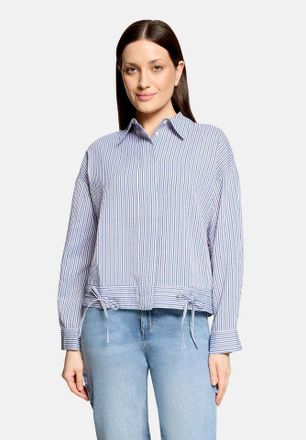 Cartoon Klassische Bluse Damen mit Raffung