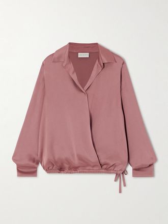 Dries Van Noten Blouse En Satin Cedal - Rose