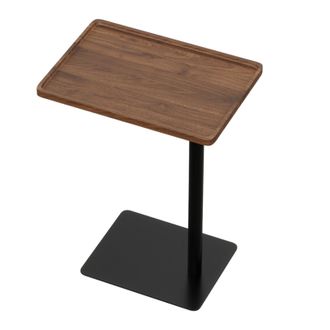 Generic Einfacher Nachttisch, Sofa Armlehne Tablett Tisch, Snack Beistelltisch for Bett oder Stuhl, Nachttisch, C-f&ouml;rmiger Endtisch for kleine R&auml;ume, Aussehen