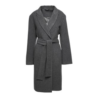 Wakakuu Icons Femme, Manteaux, Gris, Taille: 44 FR Helle Wool Cashmere Coat