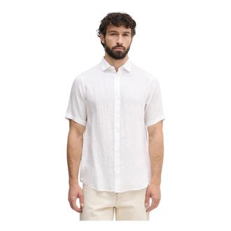 A|X Armani Exchange Regular Fit Leinenhemd - - Shirts - Herren - Wei&szlig; - M