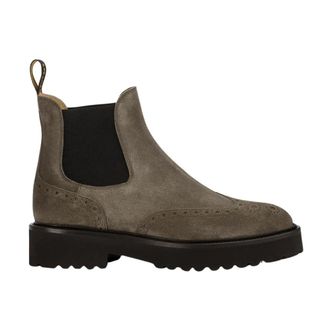 Doucal's Brogue Chelsea Stiefeletten - - Shoes - Damen - Gr&uuml;n - 36 EU