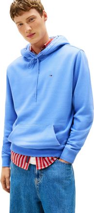 Tommy Jeans Herren TJM REG S Flag Hoodie EXT DM0DM20742 Pullover Hoodie, Blau (Light Horizon Blue), M, Blau (Light Horizon Blue), M