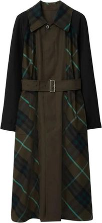 Burberry Femme, Manteaux, Multicolore, Taille: 30 FR Check Panel Trench Coat