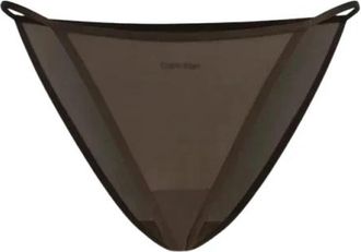 Calvin Klein Jessica Tanga - - Underwear - Damen - Braun - M