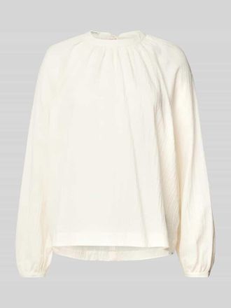 Scotch & Soda Regular Fit Bluse mit Schl&uuml;sselloch-Ausschnitt