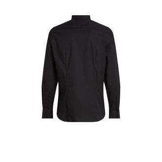 Tommy Hilfiger Baumwolleinstellte Hemd - schwarz