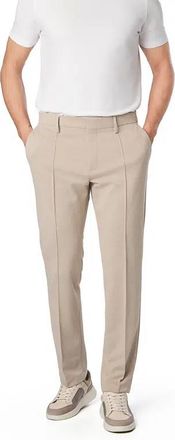 Boggi Milano Herren Hose beige Jersey meliert