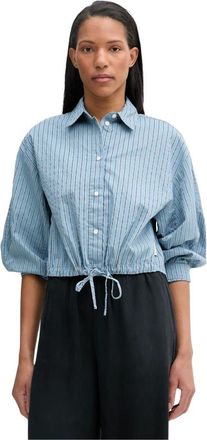 Marc O'Polo Femme, Blouses et Chemises, Bleu, Taille: 40 FR Chemise ray&eacute;e