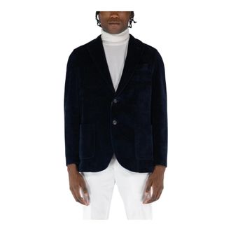 Circolo 1901 Homme, Vestes, Bleu, Taille: 2XL Veste Velours Rever 9