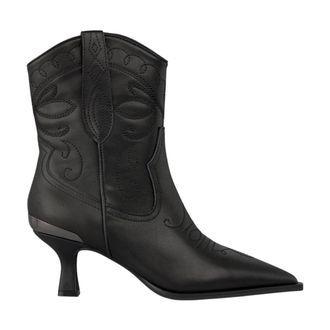 Alma En Pena Bestickte Kn&ouml;chelstiefel - - Shoes - Damen - Schwarzk - 36 EU