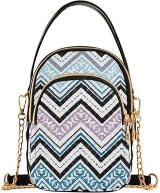 Mnsruu Sacs &agrave; bandouli&egrave;re pour femme, sac &agrave; bandouli&egrave;re matelass&eacute; color&eacute; pour t&eacute;l&eacute;phone portable, sac &agrave; bandouli&egrave;re de voyage, multicolore, Taille unique