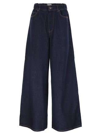 Max Mara Weekend Maxmara Wkdzattera - Jean large en denim de coton