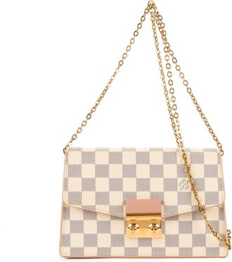 Louis Vuitton Crossbody Bags - Croisette Wallet on Chain - Gr. unisize - in Wei&szlig; - f&uuml;r Damen