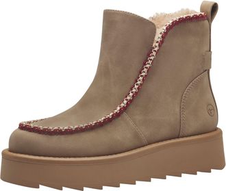 Tamaris Damen Warmfutter Stiefel Vegan; CAMEL, EU 37