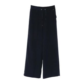 Herno Wide Pantalons - Femme - Pantalons - Bleu - Taille: 42 FR