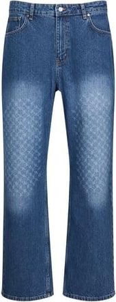 Daily Paper Clothing Jean droit en coton