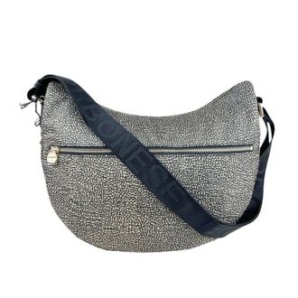 Borbonese Femme, Sacs, Noir, Taille: ONE Size Luna Bag Middle