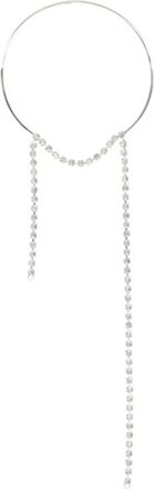 Maison Margiela Femme, Accessoires, Gris, Taille: S Collier avec Pendentif en Strass