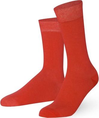 MySocks MySocks Plaine Cheville Chaussettes, Écarlate, 35-39