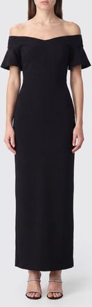 Solace London Robe fourreau longue slim avec encolure droite