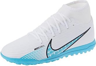 Nike Nike Homme Mercurial Superfly 9 Club TF Sneaker, White Baltic Blue Pink Blast, 42.5 EU