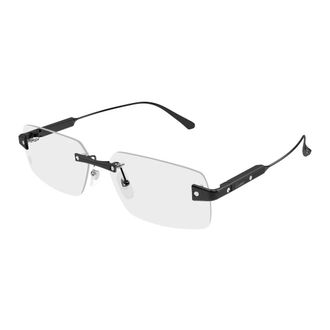Cartier Rectangular Eyeglasses - - Accessories - Herren - Schwarzk - 59 MM