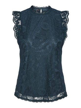 Pieces Pcolline Sl Lace Top Noos