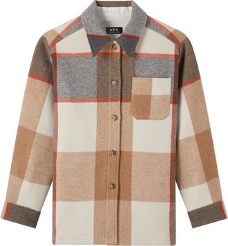 A.P.C. Veste Darlene Laine Carreaux A.P.C