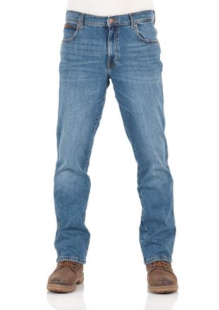 Wrangler Herren Texas Contrast Straight Jeans, Blue Whirl, 33W / 34L