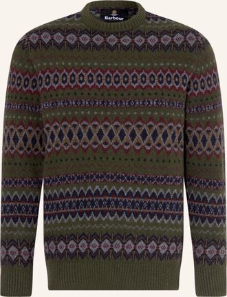 Barbour Pullover Case gruen