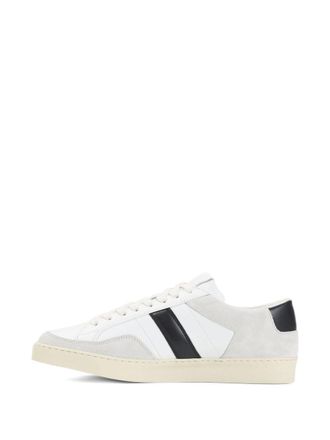Tom Ford Mens Sneakers Blake White Calfskin Trainers