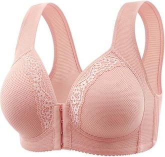 Generic Soutien-gorge en dentelle pour femme - Bretelles r&eacute;glables - Couverture compl&egrave;te - Soutien-gorge confortable sans armatures - Soutien-gorge sans armat