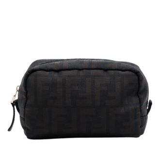 Fendi Pre-owned Canvas Pouch - - Pre-owned - Damen - Braun - ONE SIZE