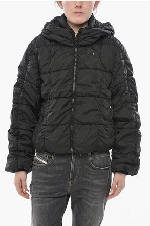 Diesel Quilted Jacket W-RALLE-OUT With Hood size Xs