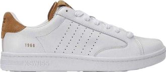 K-Swiss K-Swiss - Lozan Klub Sneaker f&uuml;r Herren, Vollnarbenleder (Wei&szlig;/Braun)