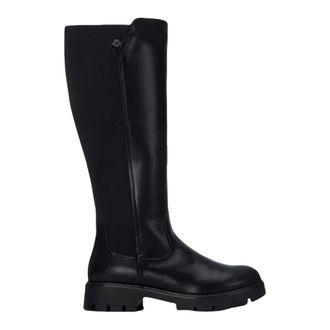Refresh Botte Haute avec Insert &Eacute;lastique - Femme - Chaussures - Noir - Taille: 41 EU