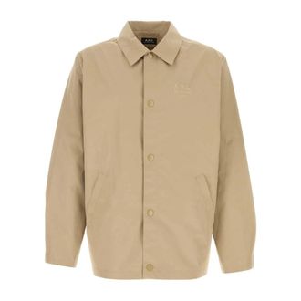 A.P.C. A.p.c., Homme, Vestes, Beige, Taille: XL Collection de Blazers et Gilets Élégants